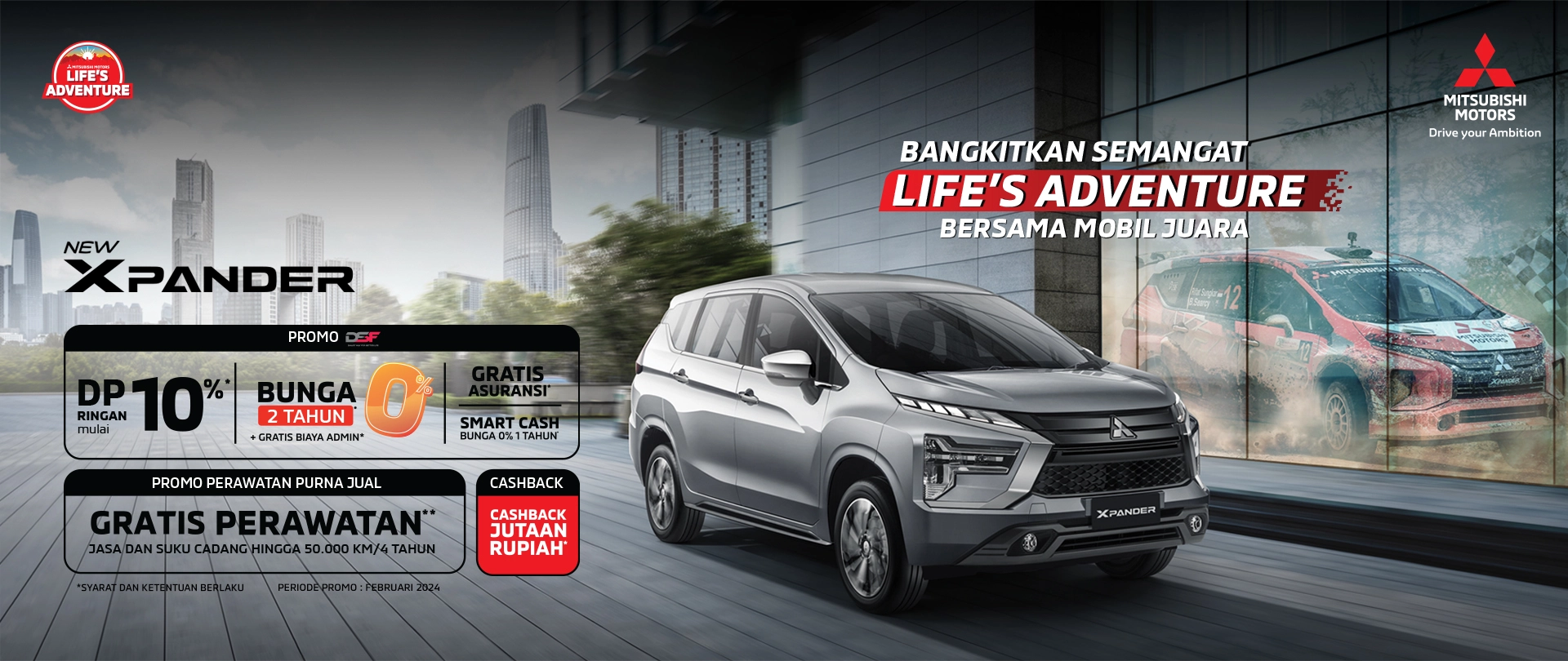 Promo Mitsubishi Xpander Medan | PPnBM 0% & Cashback Terbaik
