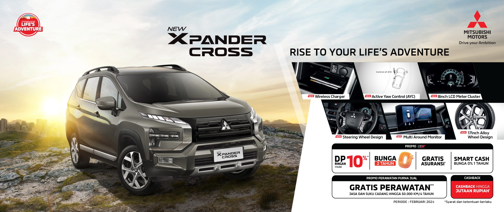 Promo Mitsubishi Xpander Medan | PPnBM 0% & Cashback Terbaik